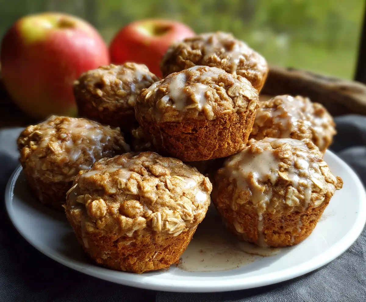 Delicious Apple Cinnamon Oat Muffins Recipe
