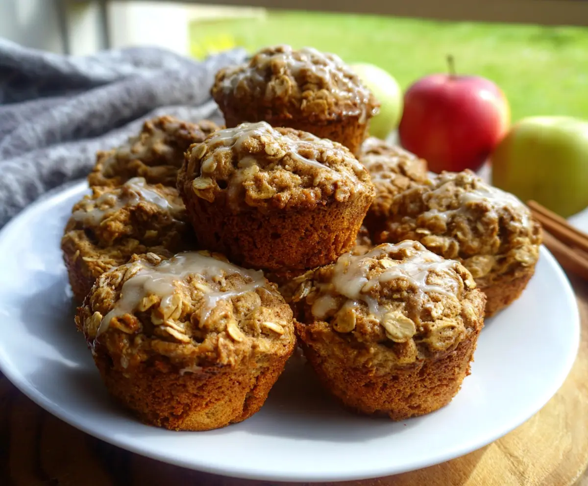 Delicious Apple Cinnamon Oat Muffins Recipe