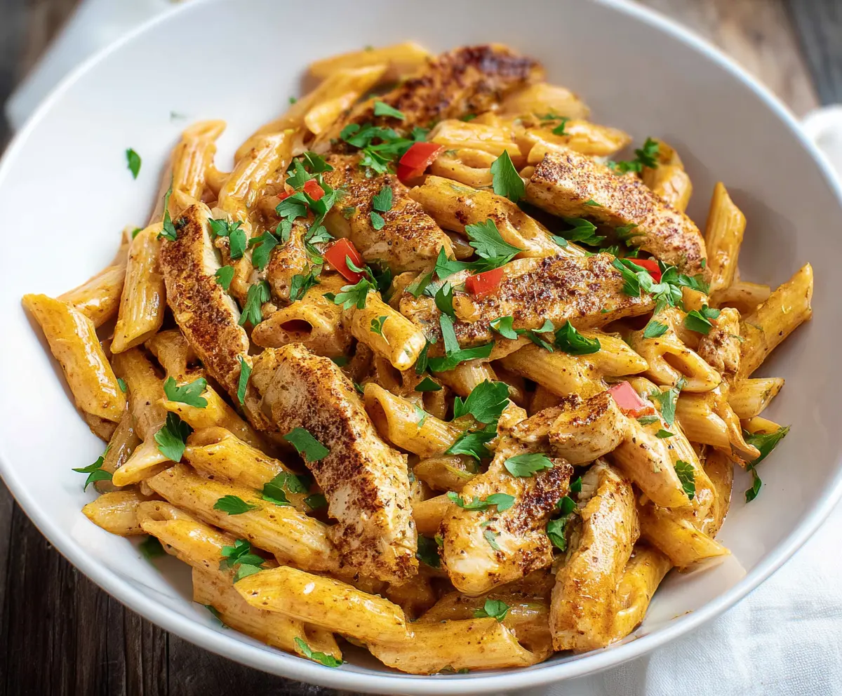 Spicy Cajun Chicken Pasta Recipe | Easy & Delicious