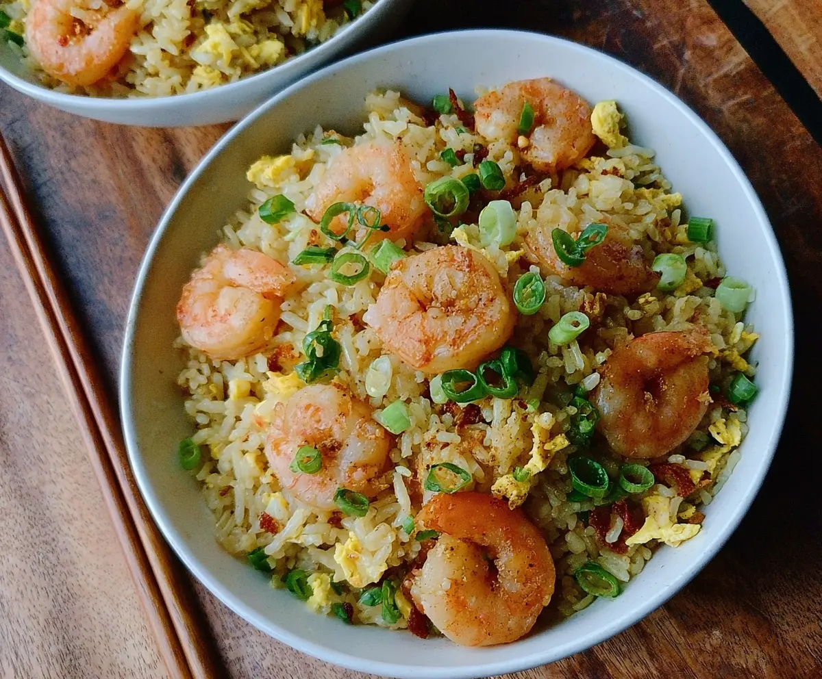 Delicious Shrimp Garlic Fried Rice Recipe