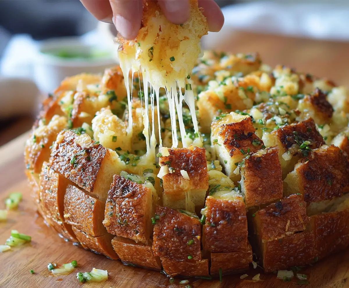 Delicious Bloomin Onion Garlic Bread Recipe