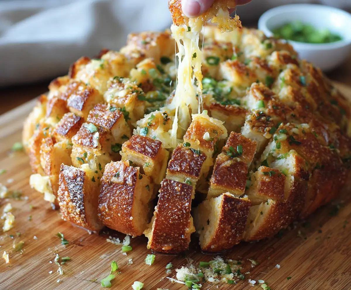 Delicious Bloomin Onion Garlic Bread Recipe