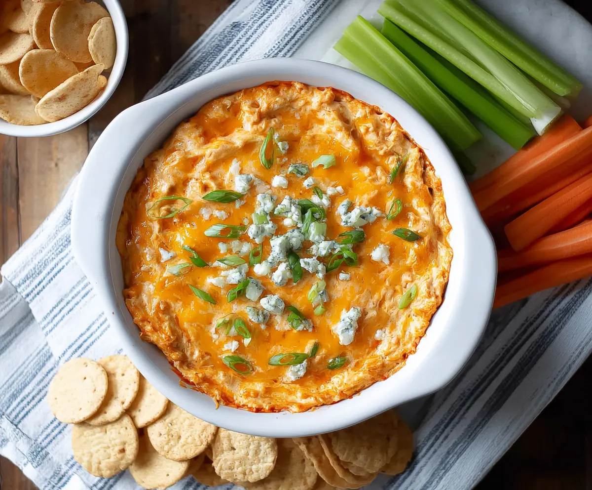 Greek Yogurt Buffalo Chicken Dip Recipe | Easy & Delicious